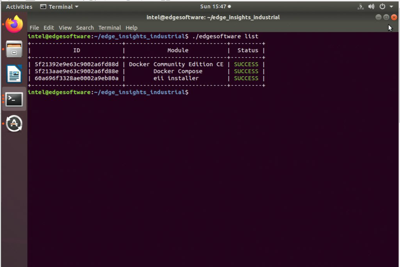 Getting Started — EII Documentation v1.0 documentation